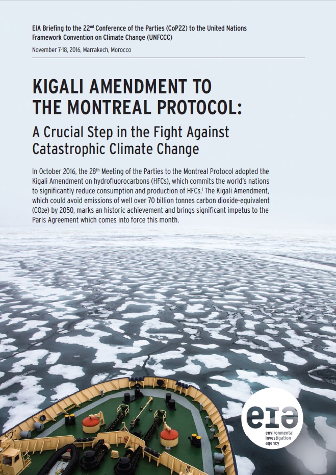 Kigali Amendment to the Montreal Protocol – EIA International